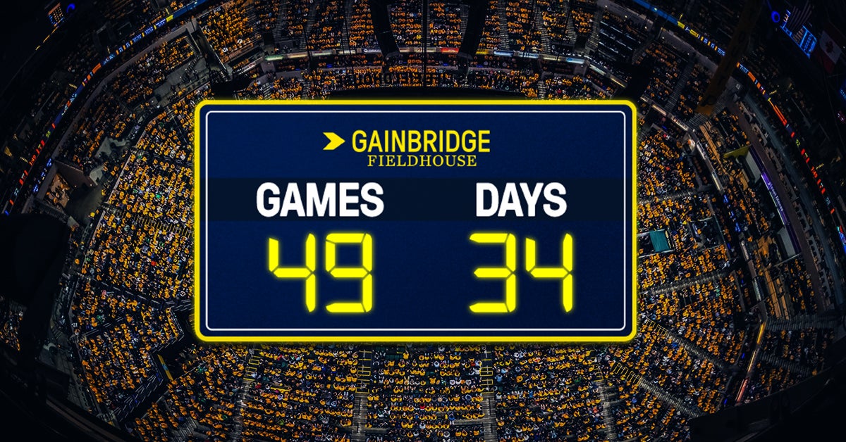 49 Games, 34 Days | Gainbridge Fieldhouse
