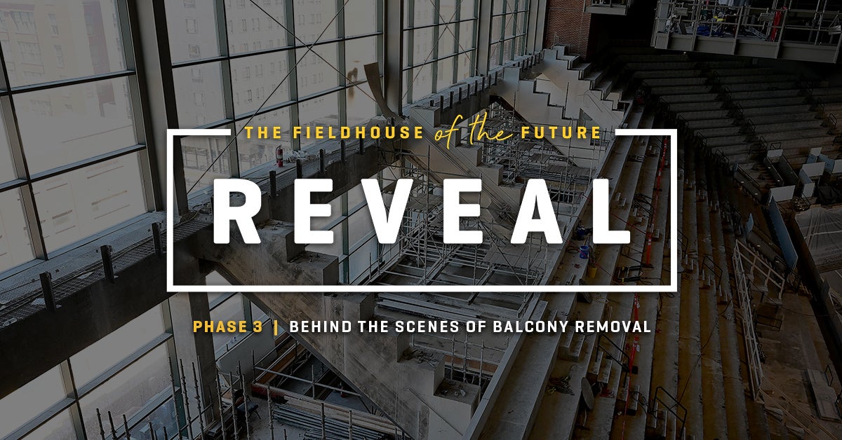 Behind the Scenes of Balcony Removal | Gainbridge Fieldhouse